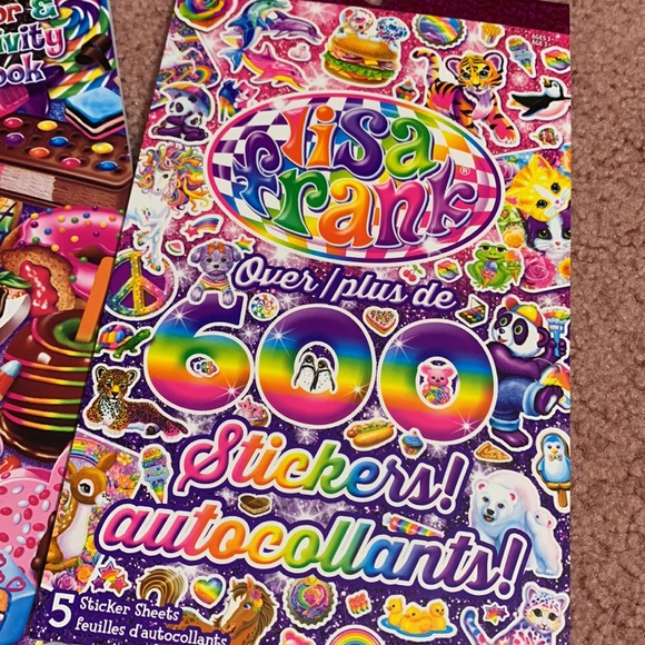 Lisa Frank | Office | Lisa Frank Book And Sticker Set | Poshmark